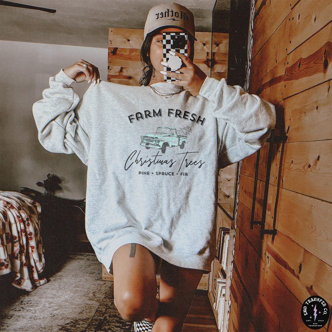 Christmas DTF Farm Fresh Christmas Trees DTF TRANSFER Ready to Press ...