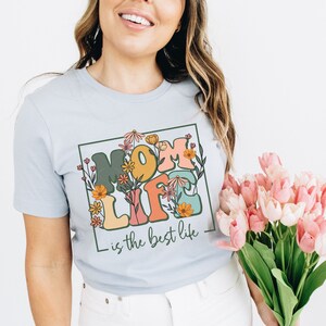 Mom DTF Mom Life is the Best Life DTF TRANSFER Ready to Press - Etsy