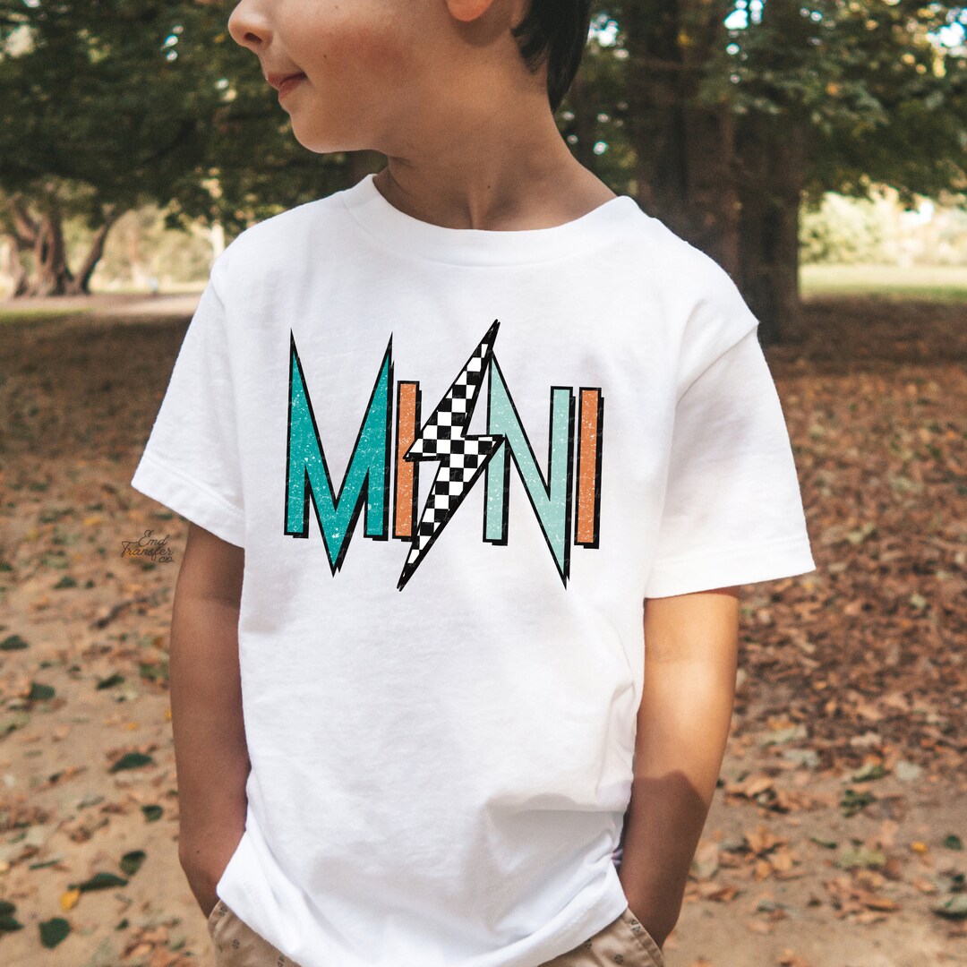 Mini Checkered Boys DTF TRANSFER | Ready to Press | Direct to Film ...