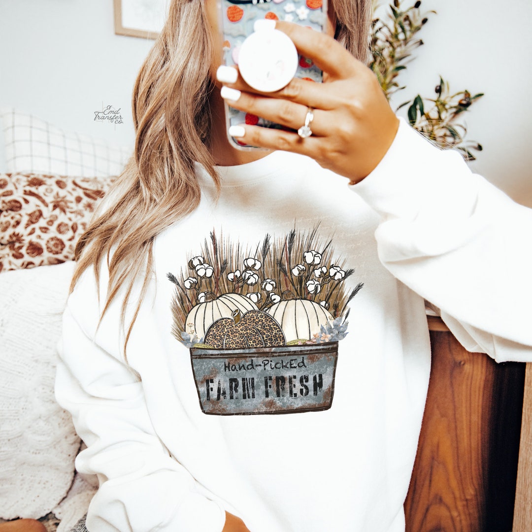 Fall Thanksgiving Pumpkins DTF TRANSFER Ready to Press - Etsy