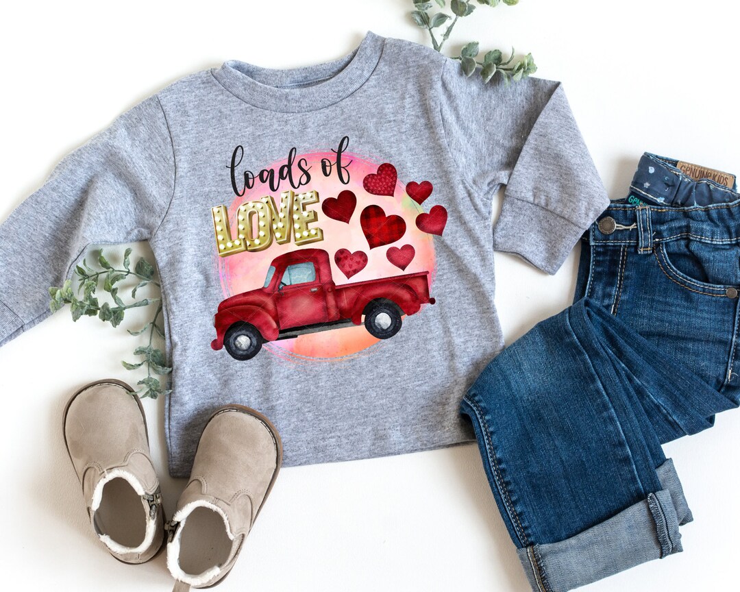Valentines Loads of Love DTF TRANSFER Valentine's Day - Etsy