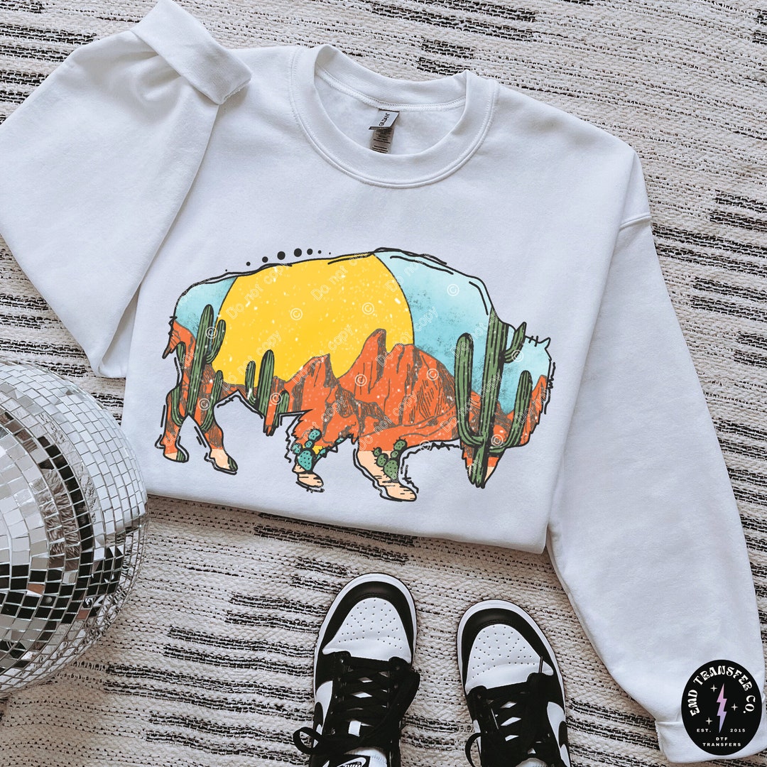 Western Buffalo Aztec DTF TRANSFER Direct to Film Ready to Press Cold ...