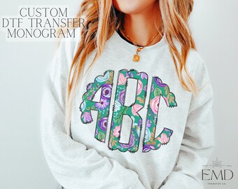 Custom School Monogram Teacher Monogram Custom DTF Print - Etsy