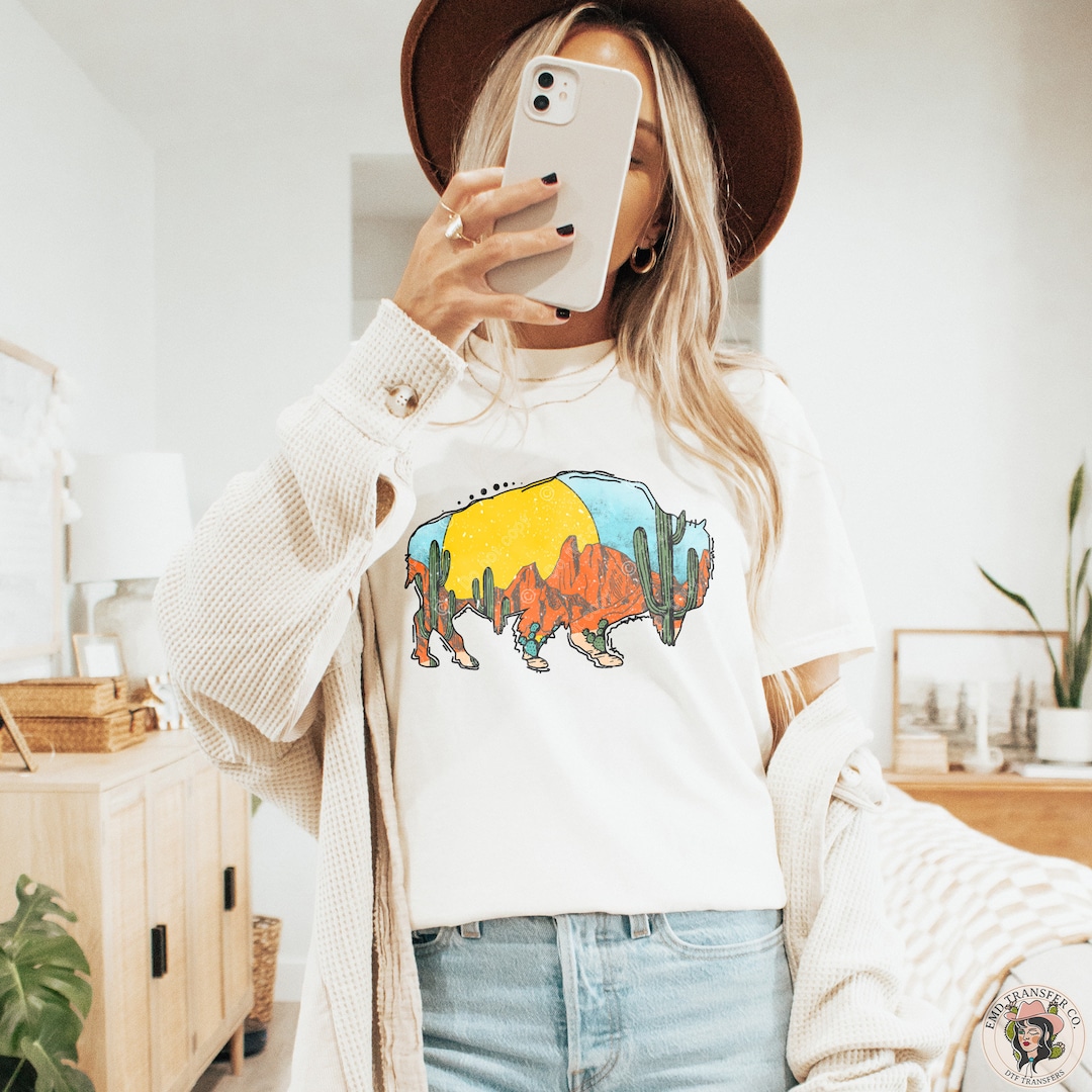 Western Buffalo Aztec DTF TRANSFER Direct to Film Ready to Press Cold ...