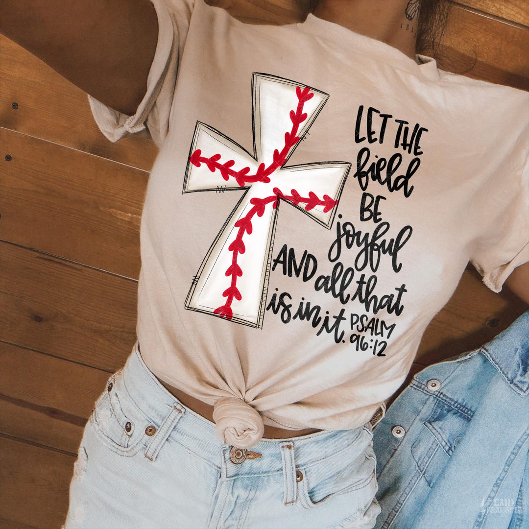 Baseball Faith Bible Verse DTF TRANSFER Mom Direct to Film Ready to ...