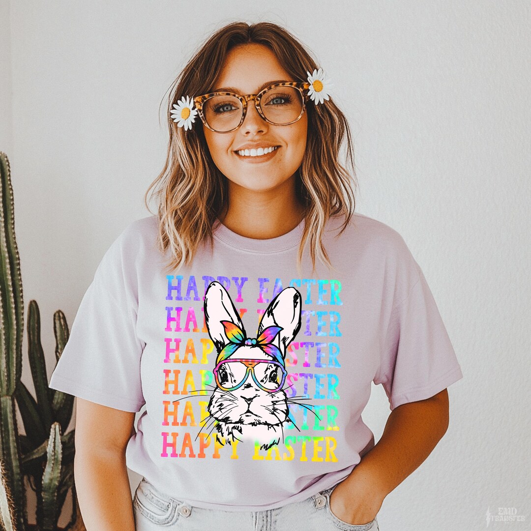 Easter DTF Happy Easter DTF TRANSFER Direct to Film Ready to Press 2236 ...