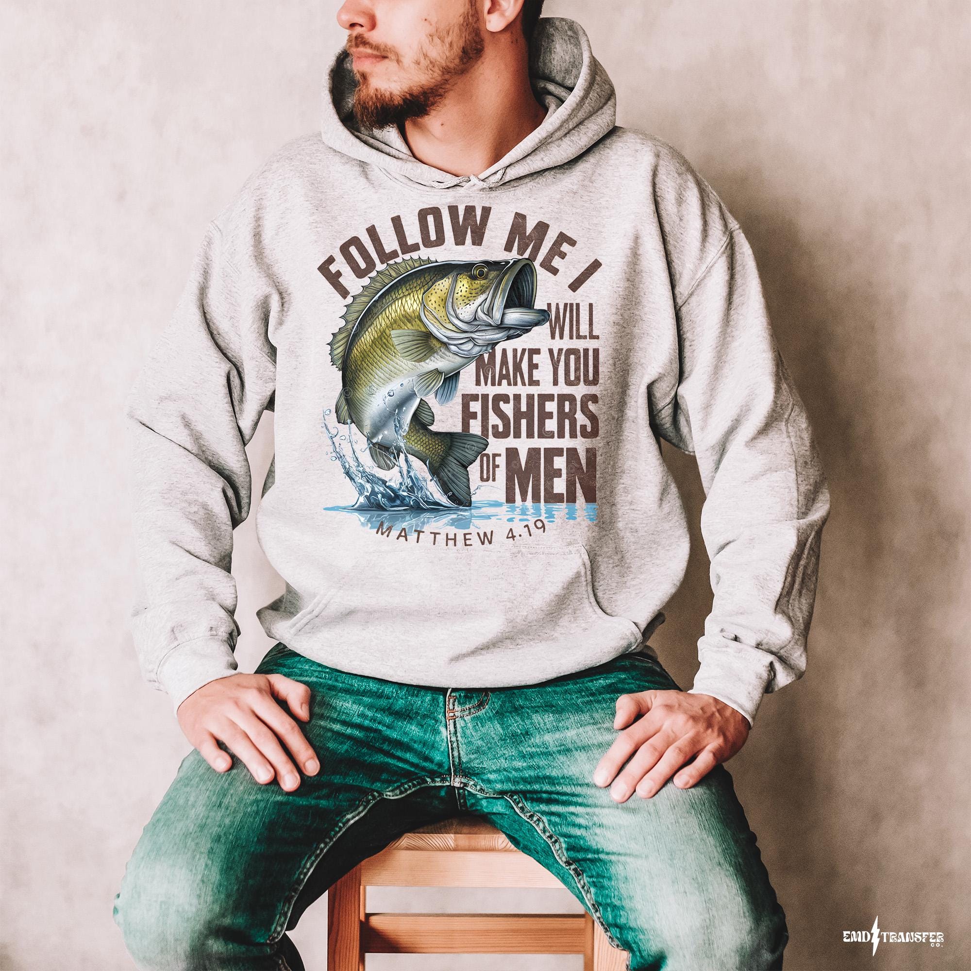 Faith Men's Fishers of Men DTF TRANSFER Hunting Dad | Ready to Press ...