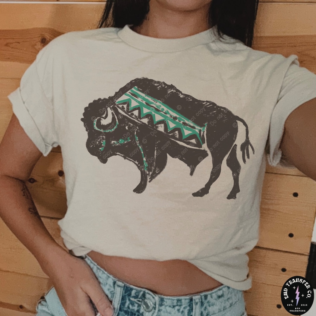 Western Buffalo DTF TRANSFER Ready to Press | Direct to Film | Cold ...