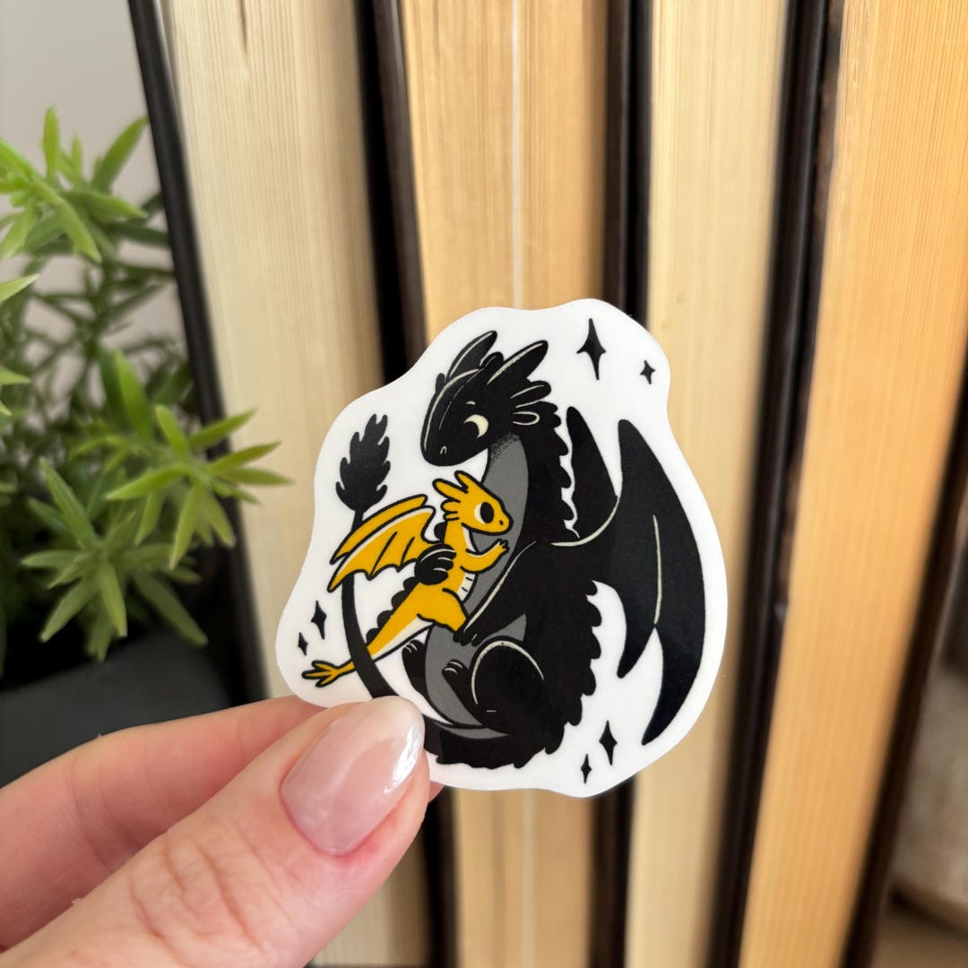 Fourth Wing Sticker | Onyx Storm Sticker | Dragon Fantasy Sticker ...