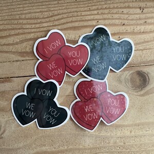 I Vow You Vow We Vow Sticker | Candy Heart Sticker | the Ritual ...
