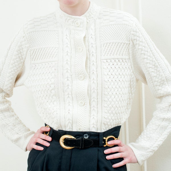 White Cardigan - Etsy