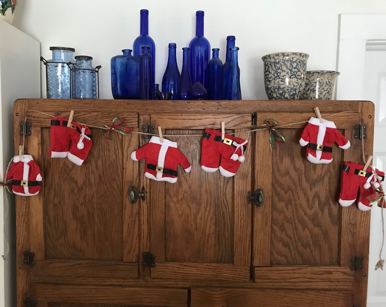 Santa Clothesline, Christmas Laundry Wall Hanging - Etsy Australia