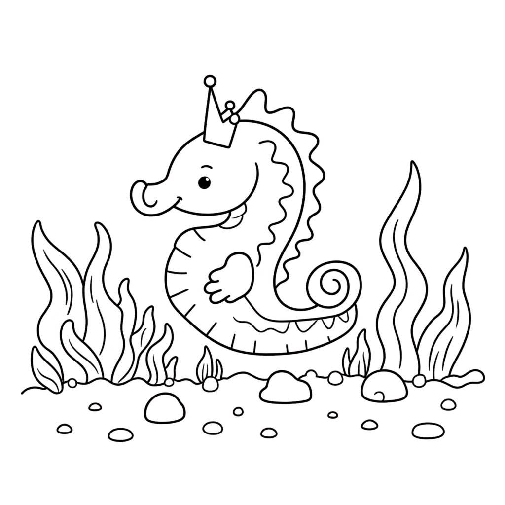 100+ Cute Ocean Animals Coloring Pages Adult and Kid Coloring Pages ...