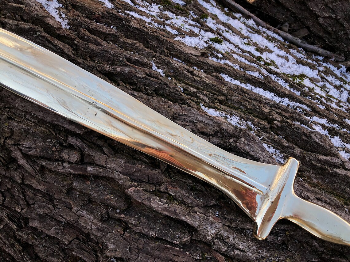 Xiphos Ancient Greek Sword Replica Bronze Xiphos Greek Bronze | Etsy