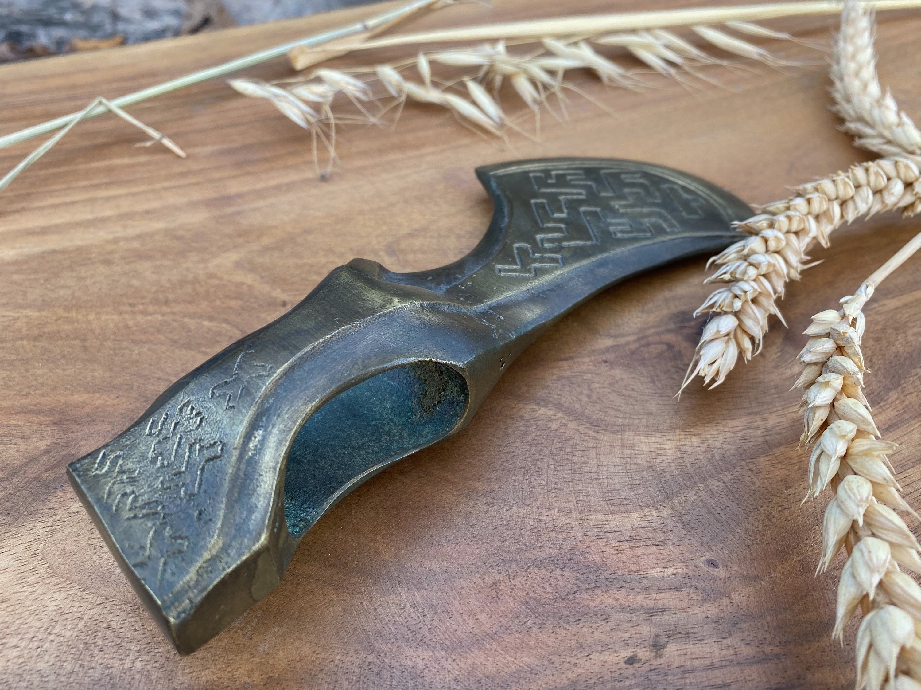 Bronze Koban Axe Replica Bronze Viking Weapon Reproduction | Etsy