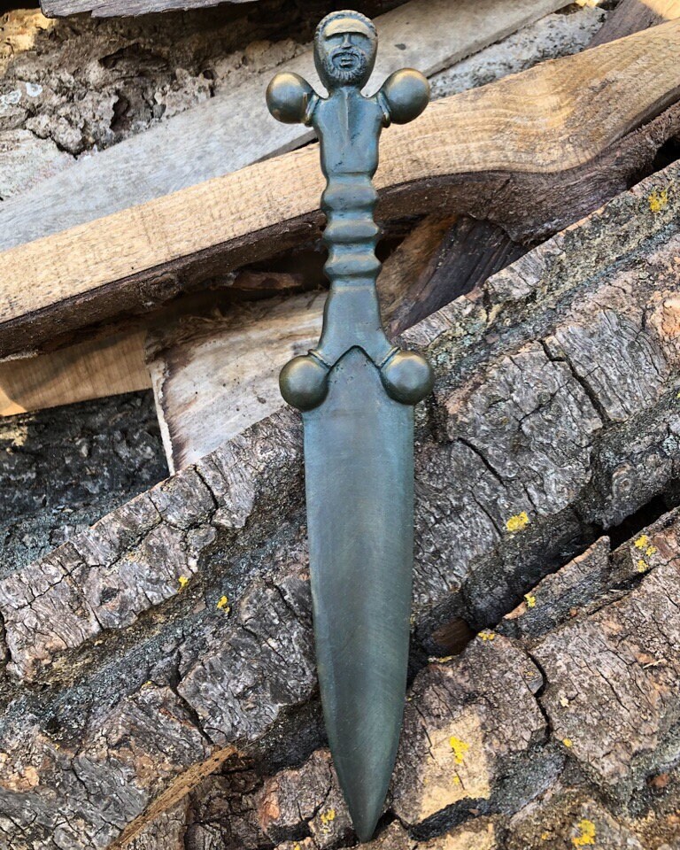 Celtic Dagger Bronze Dagger Celtic Weapon Ancient Celtic - Etsy