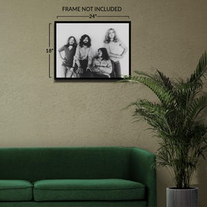 1971 Led Zeppelin Photo Print - Vintage Led Zeppelin Poster Print - Old ...