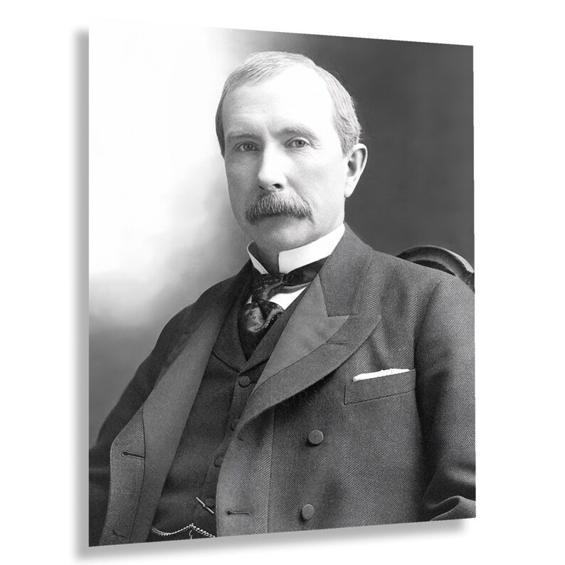 1895 John D. Rockefeller Photo Print - Vintage Portrait Photo of John D ...
