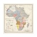 1960 Africa Map - Vintage Map of Africa Administrative Divisions ...