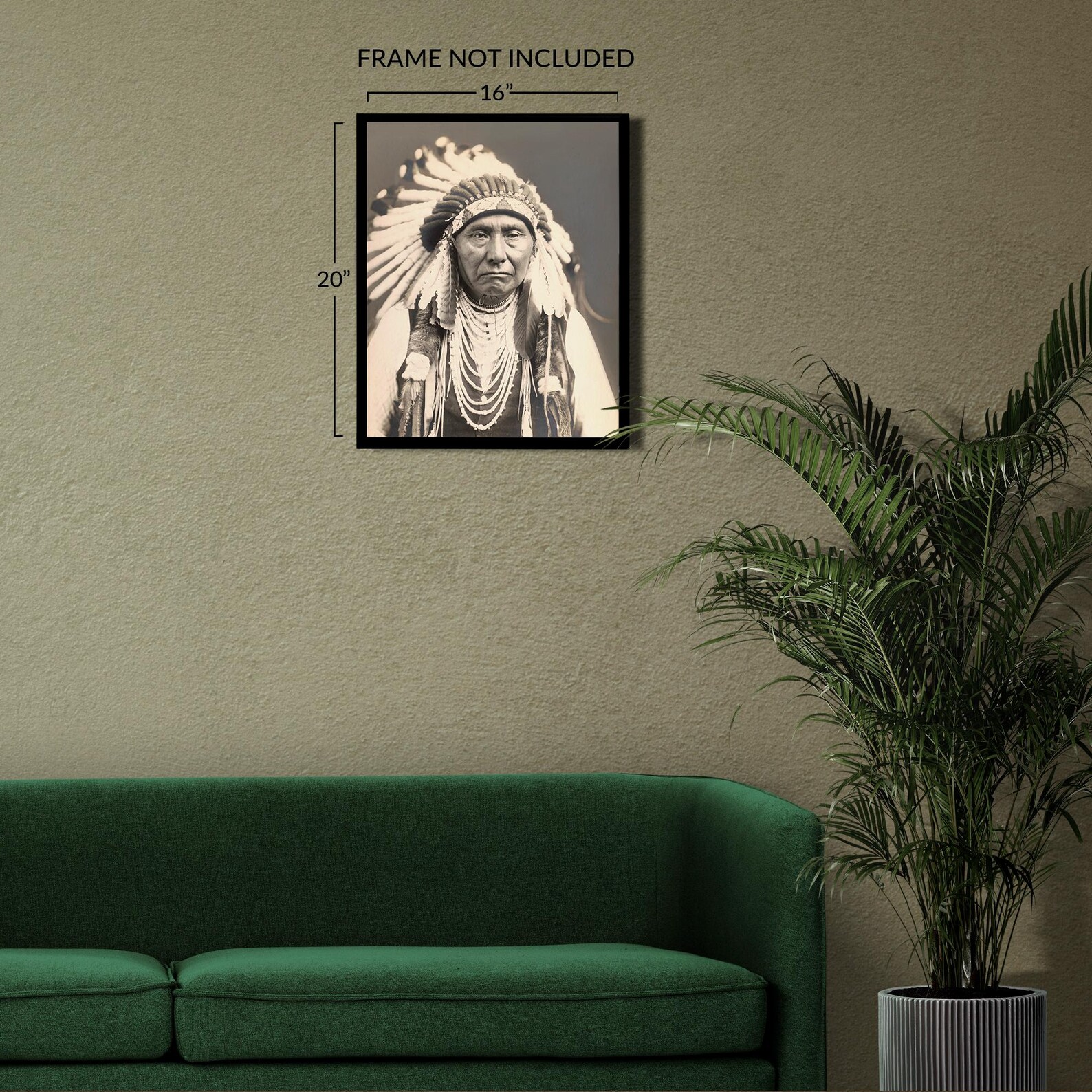 1903 Chief Joseph Photo Print - Young Joseph Nez Perce Native American ...