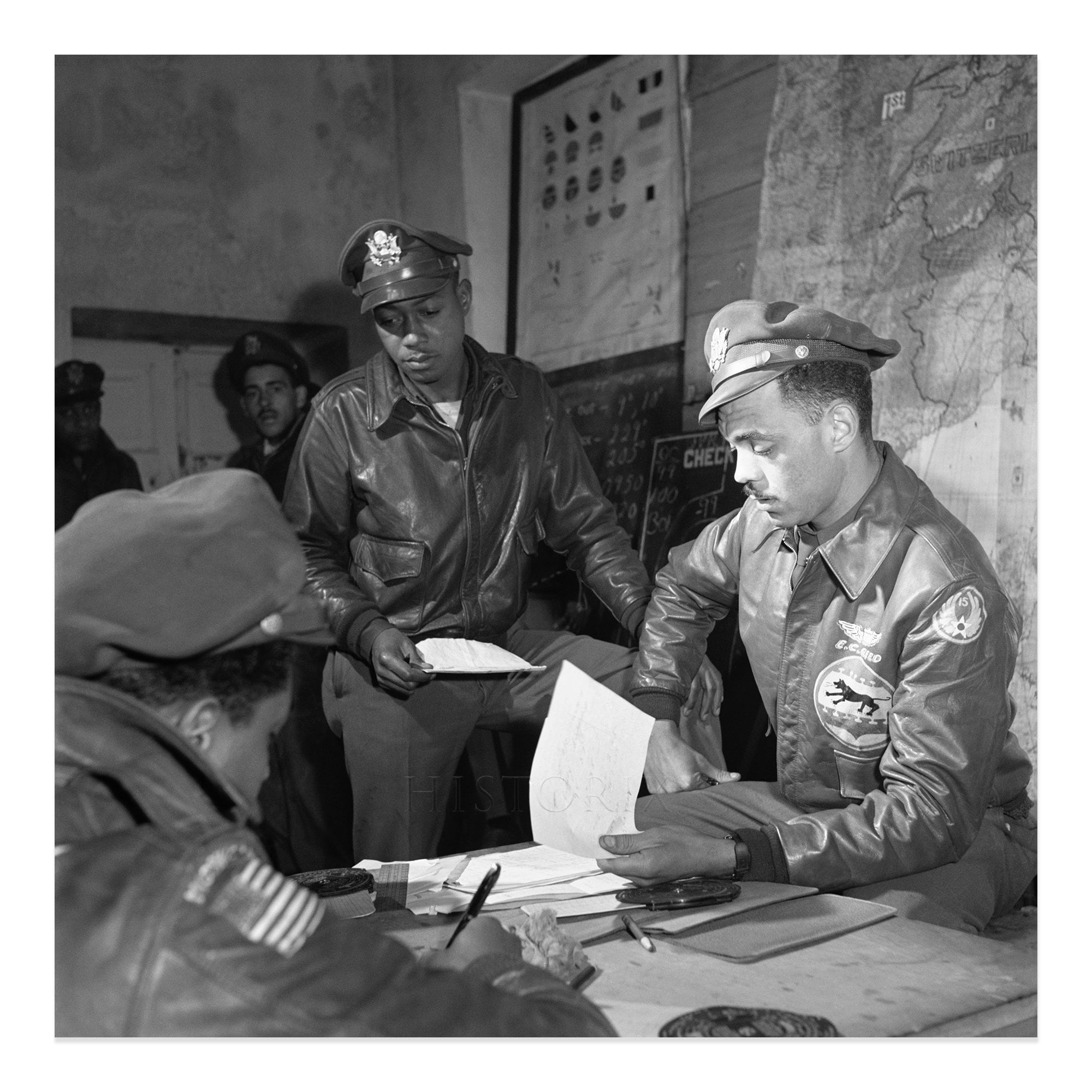 1945 Tuskegee Airmen Photo Print Historic World War II Photo of ...