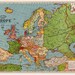 1925 Map of Europe Vintage Map Europe Wall Art Bacon's - Etsy