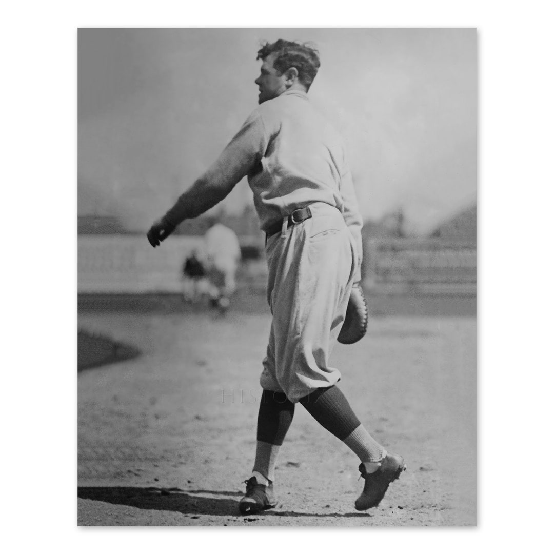1922 Babe Ruth Photo Print - Old Portrait Photo of Babe Ruth Poster ...