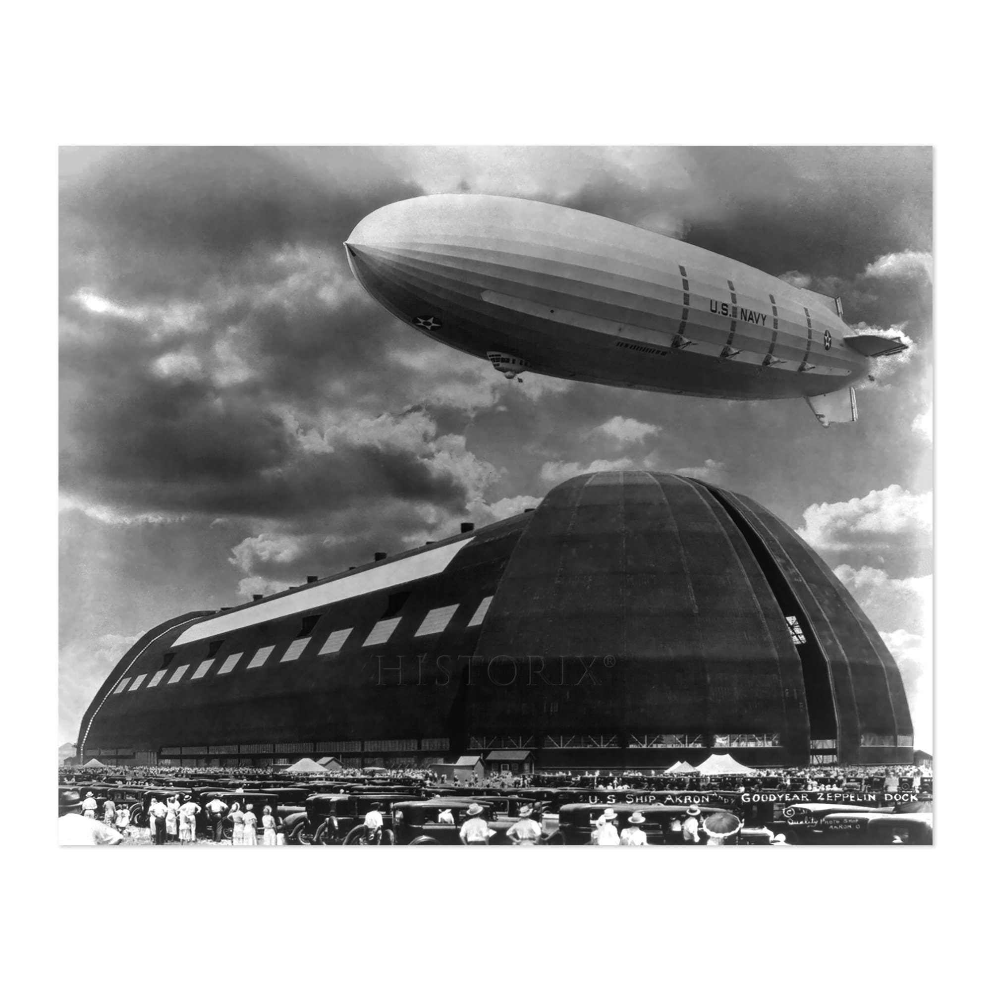 HISTORIX Vintage 1931 USS Akron Photo Print Vintage Photo of the US ...