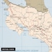 1987 Costa Rica Map - Old Wall Map of Costa Rica - History Map of San ...