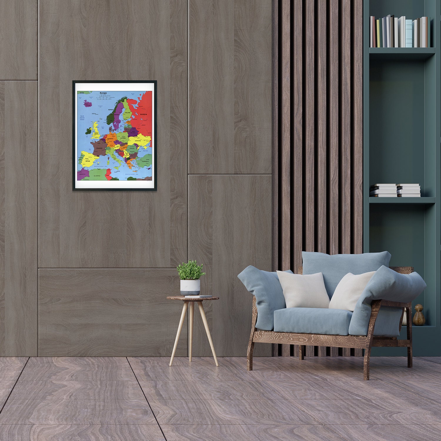 2004 Europe Map Poster Map of Europe Wall Art Wall Map of Europe Europe ...