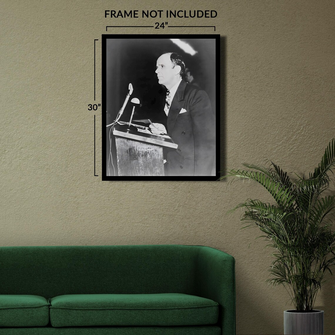 1950 William Branham Photo Print - Old Photo of William Branham ...