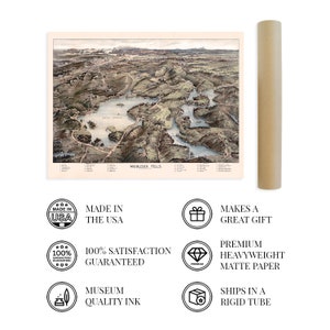 1903 Middlesex Fells Map - Old Middlesex Fells Reservation Map ...