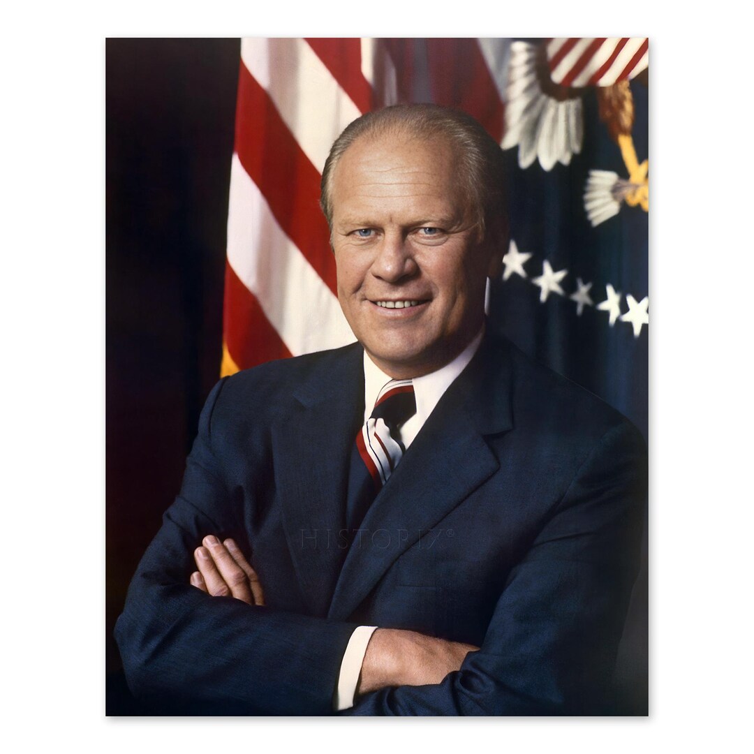 Gerald R Ford 38th President of the United States Official Portrait ...