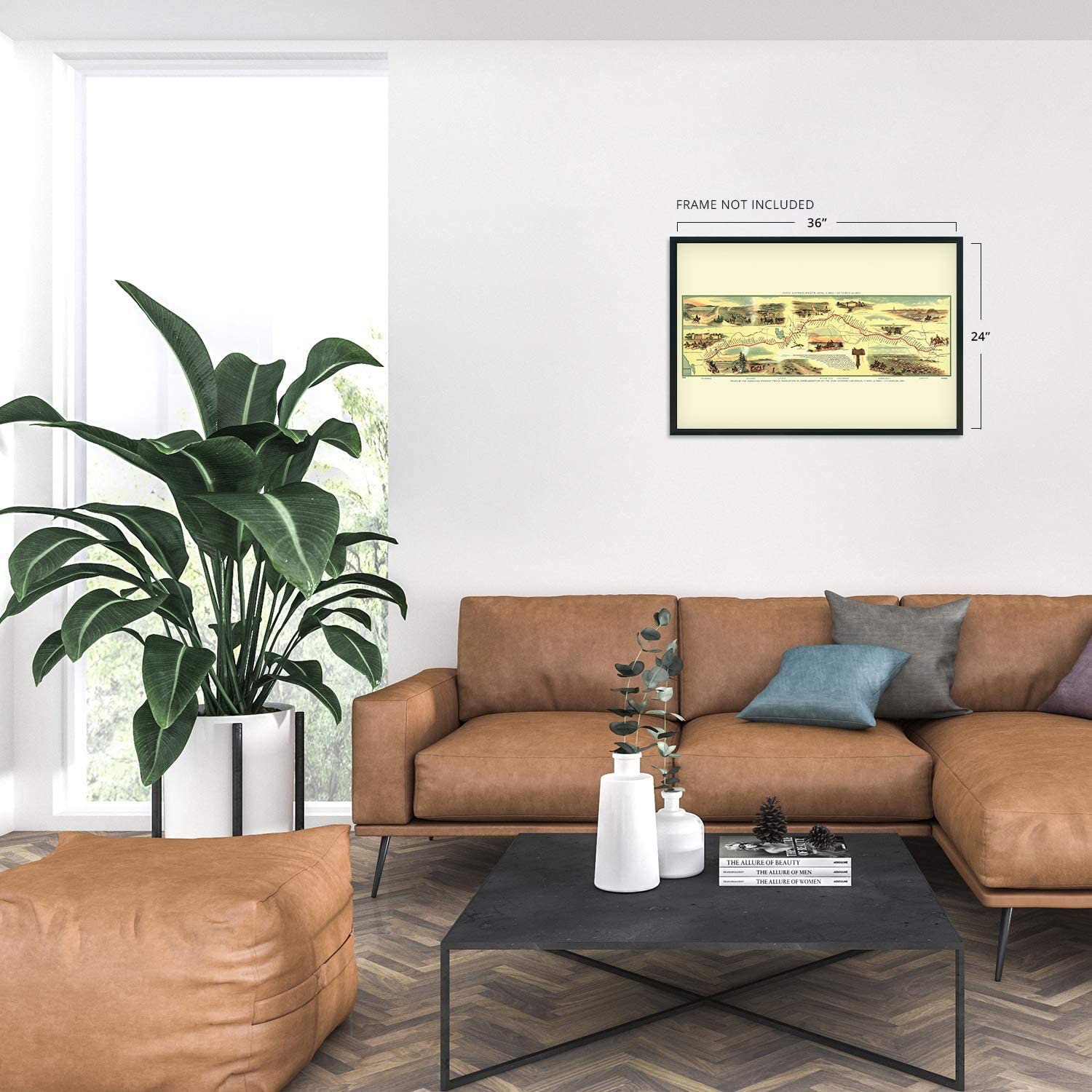 1960 Pony Express Map Vintage Pony Express Poster Old Pony - Etsy