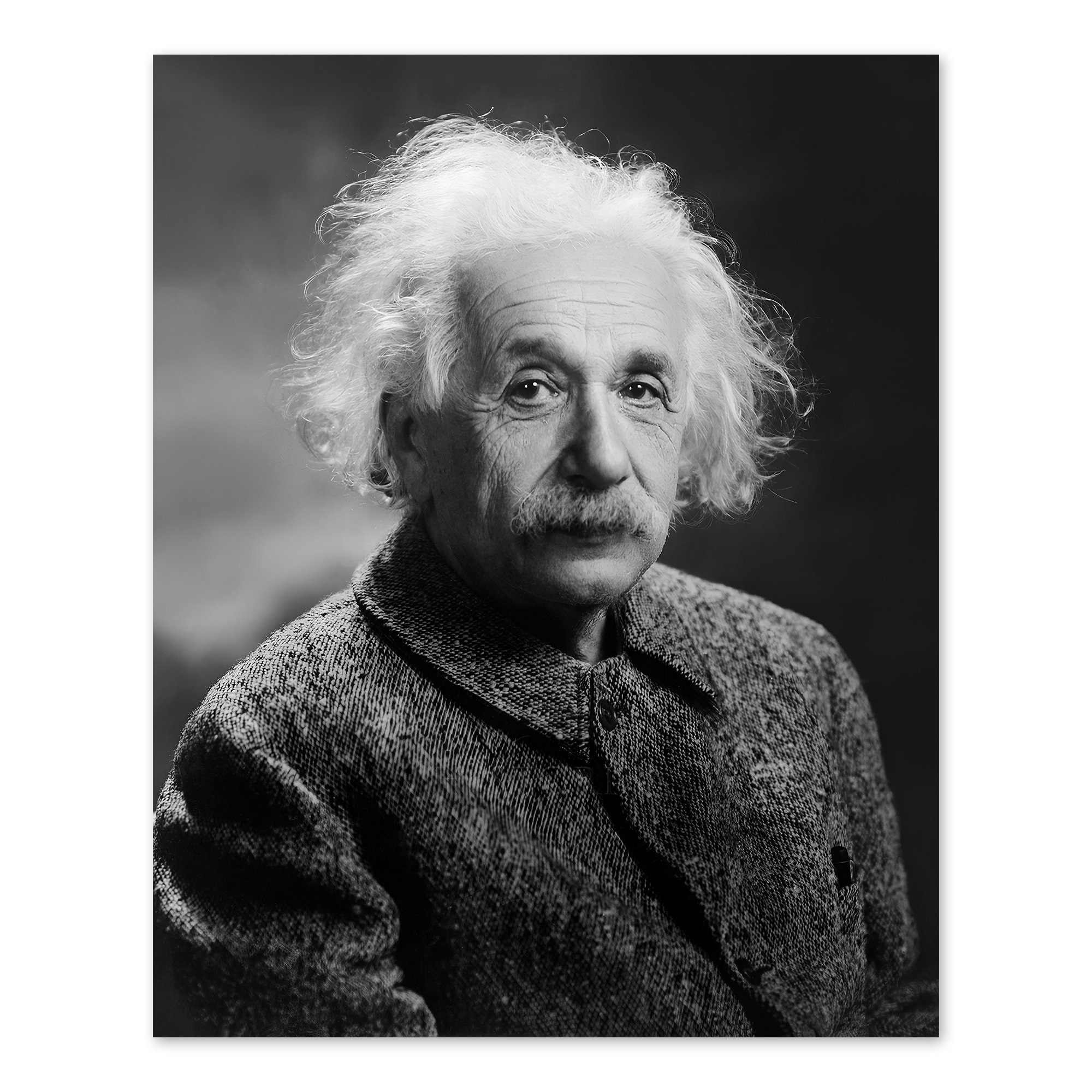 1947 Albert Einstein Photo Print - Vintage Portrait Poster of Albert Einstein - Old Photo of ...