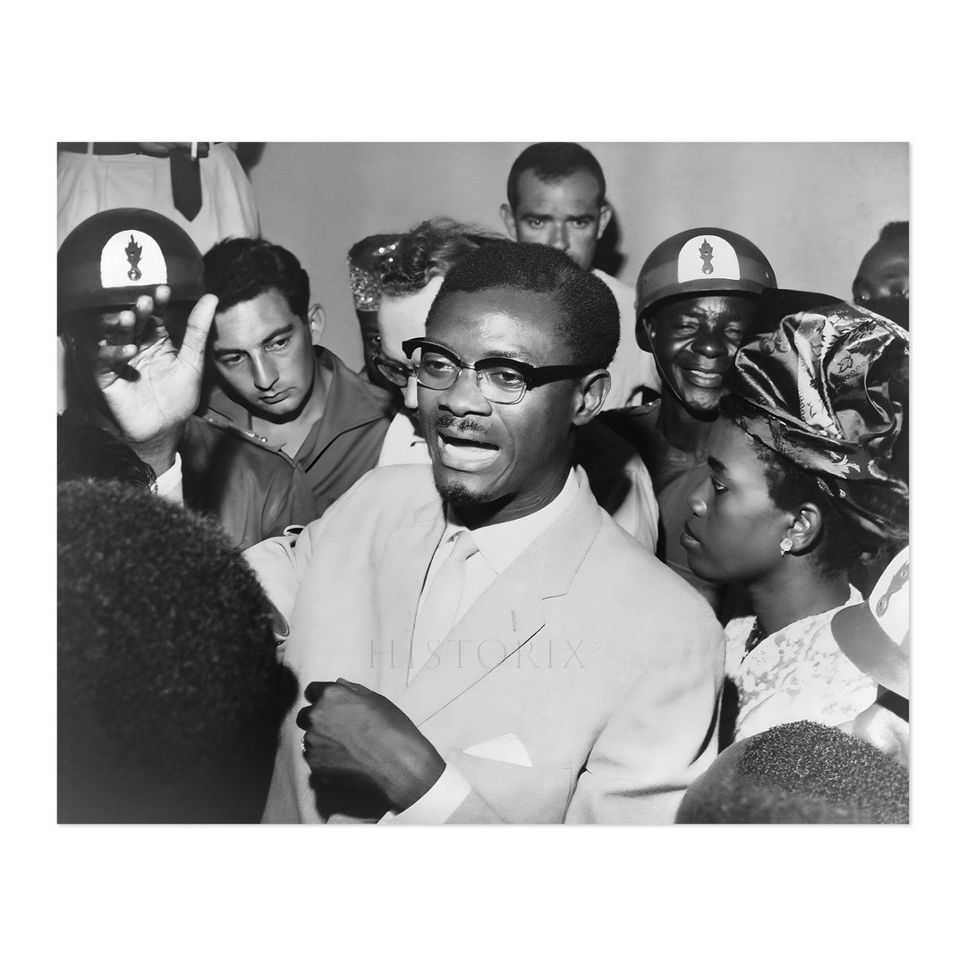 HISTORIX Vintage 1960 Patrice Lumumba Photo Print Vintage Photo of ...