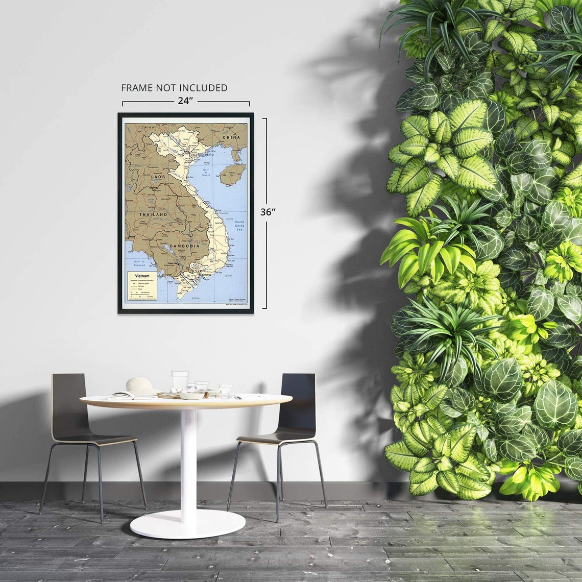2001 Map of Vietnam Vietnam Map Poster Vietnam Wall Poster - Etsy