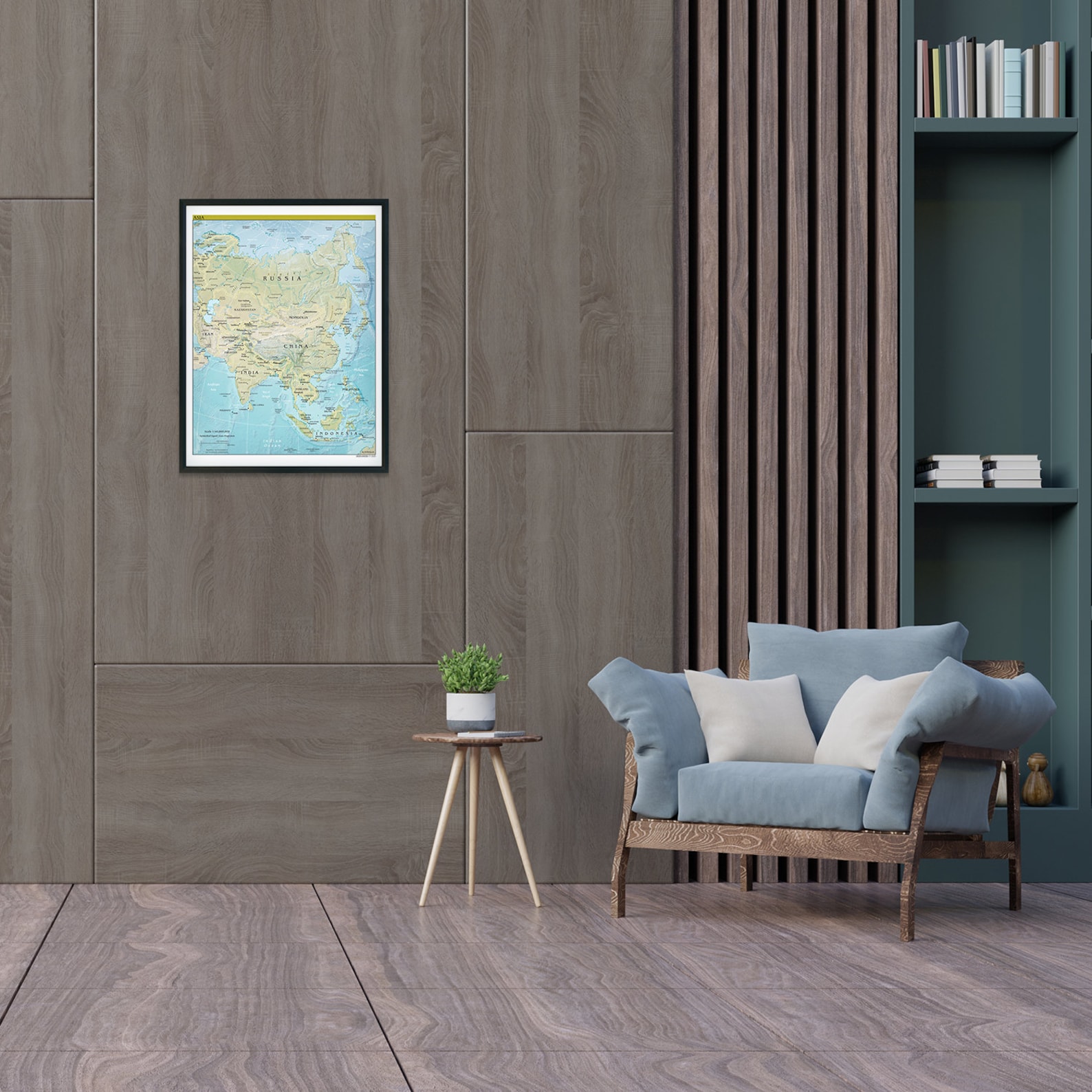 2021 Asia Map - Countries of Asia Wall Map - Map of Asia Poster - Large ...