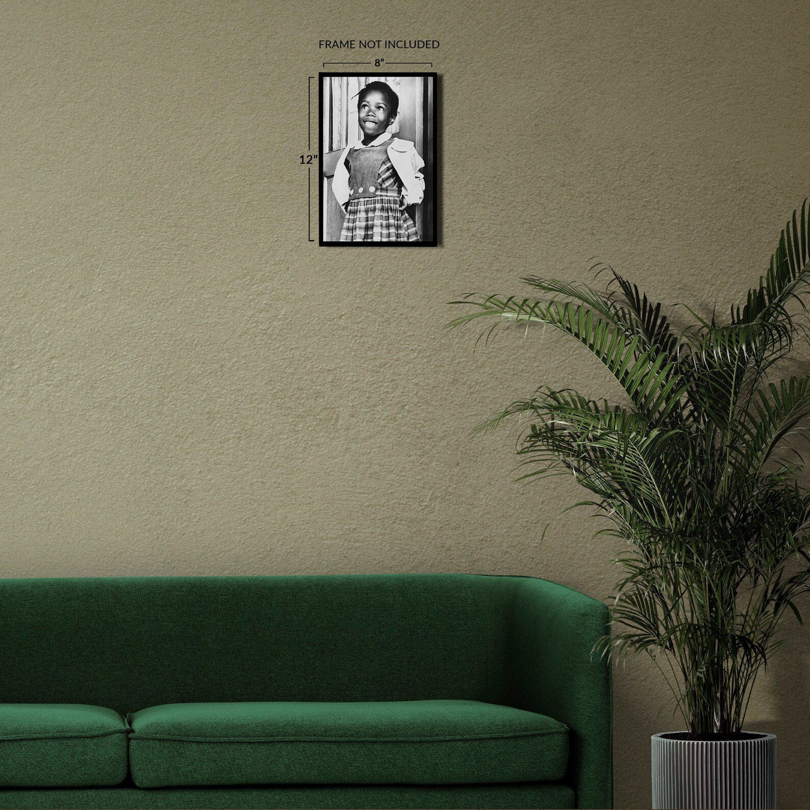 1960 Ruby Bridges Poster Photo - Vintage Photo of Six-year-old Black American Civil Rights ...