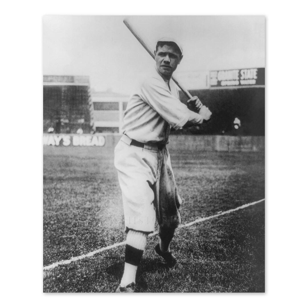 1920 Babe Ruth Portrait Photo - Vintage Photo of New York Yankees Babe ...