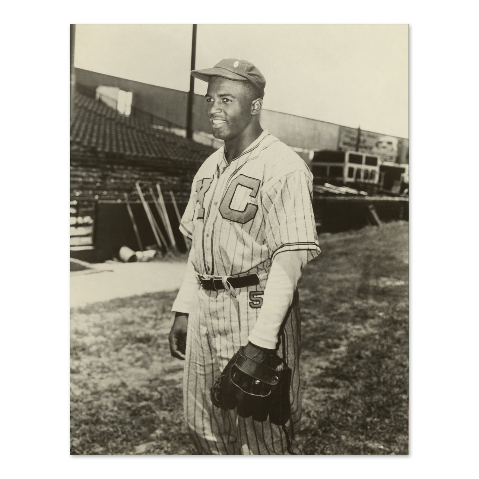 1945 Jackie Robinson Poster Photo Print Jackie Robinson in - Etsy