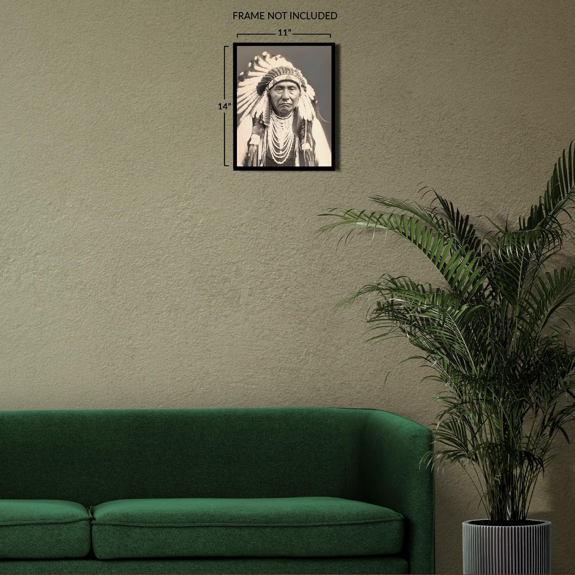 1903 Chief Joseph Photo Print - Young Joseph Nez Perce Native American ...
