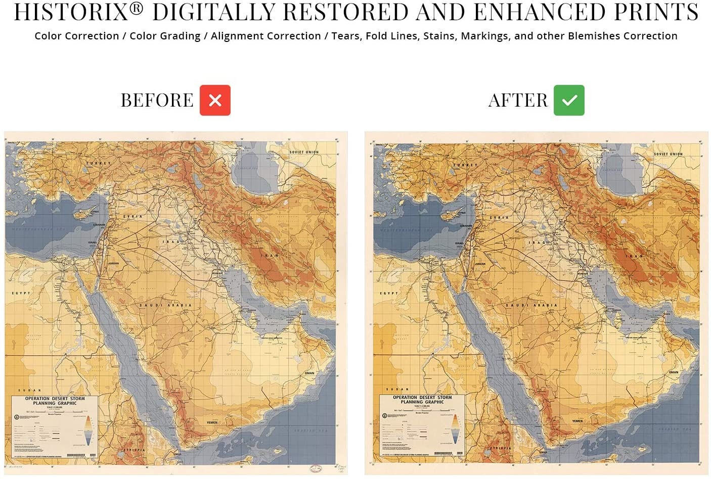 1991 Operation Desert Storm Map - Operation Desert Storm Planning ...