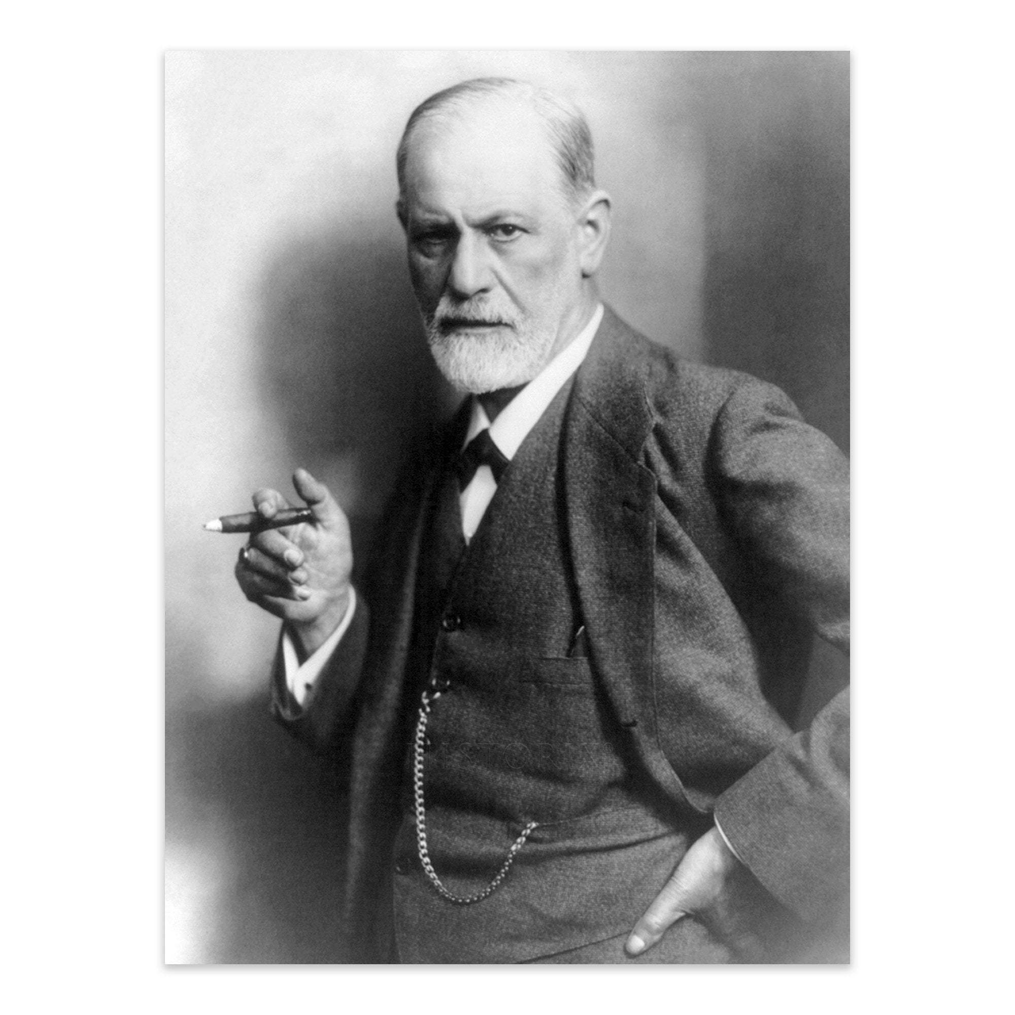 1921 Sigmund Freud Photo Print Vintage Portrait Photo of Sigmund Freud Pioneer of Psychological ...