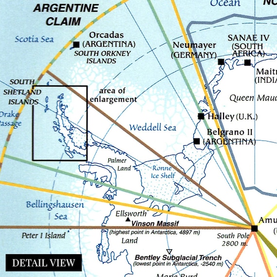Antarctic Peninsula Map