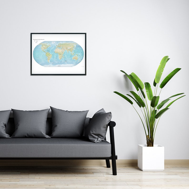 2021 World Map Poster Map of the World Poster World Map - Etsy