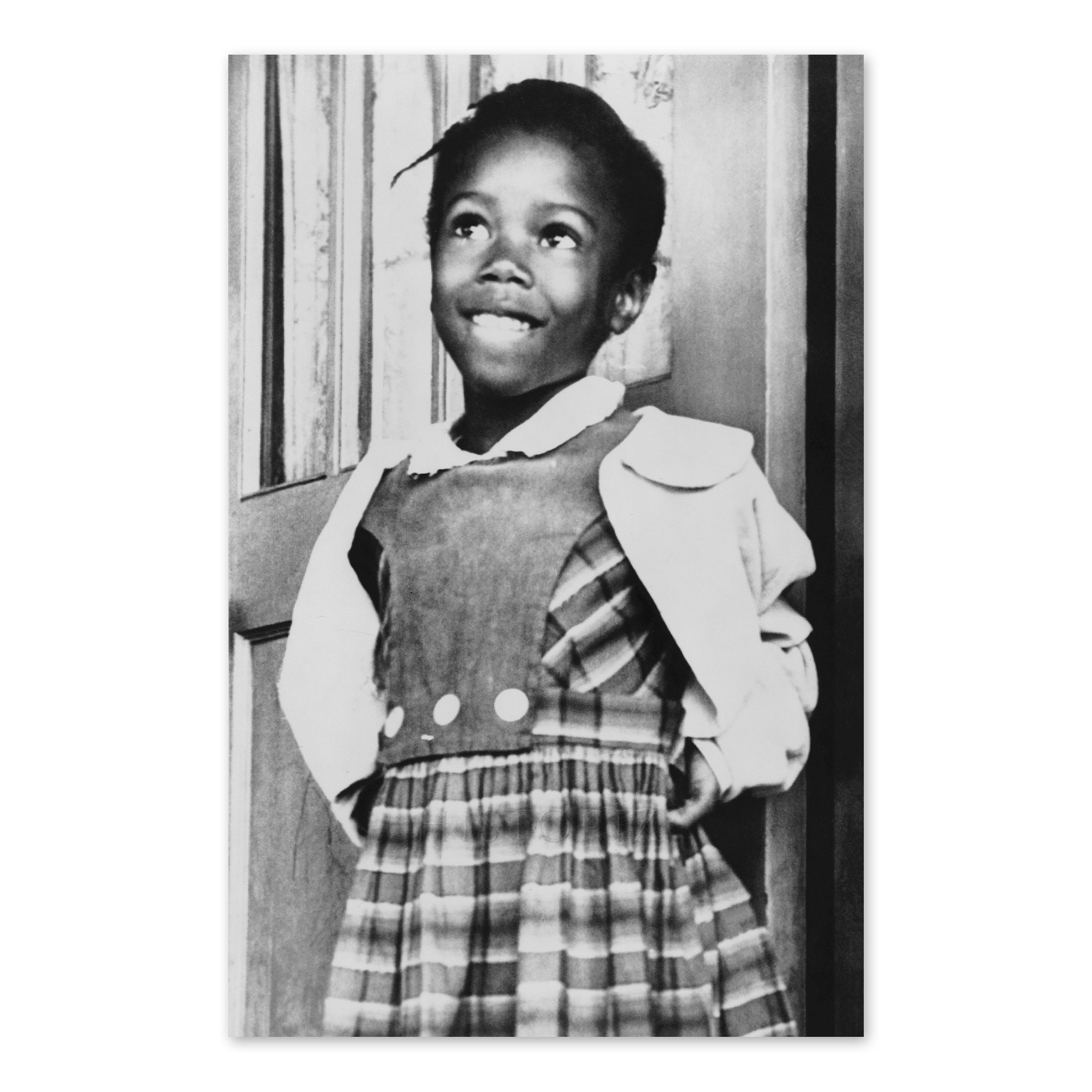 1960 Ruby Bridges Poster Photo Vintage Photo of Six-year-old Black ...