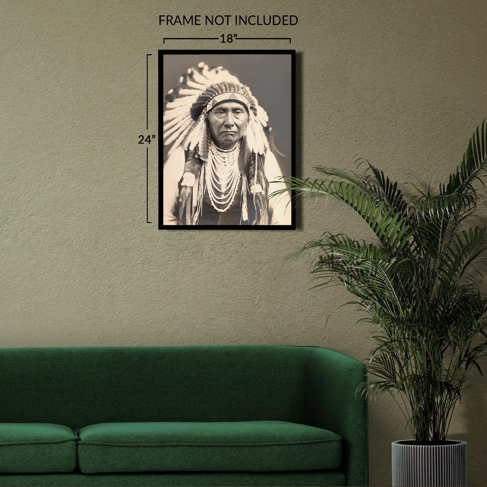 1903 Chief Joseph Photo Print - Young Joseph Nez Perce Native American ...