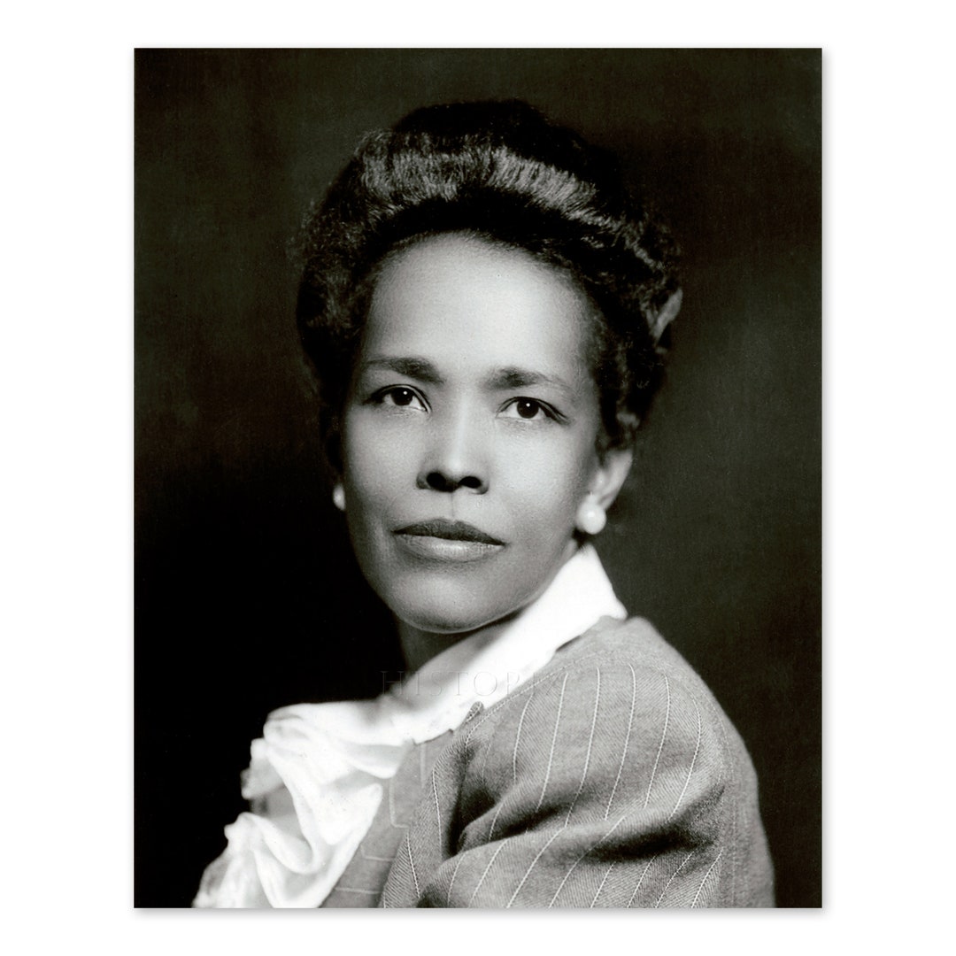 HISTORIX Vintage 1942 Ella Baker Portrait Photo Vintage Photo of African American Civil Rights ...