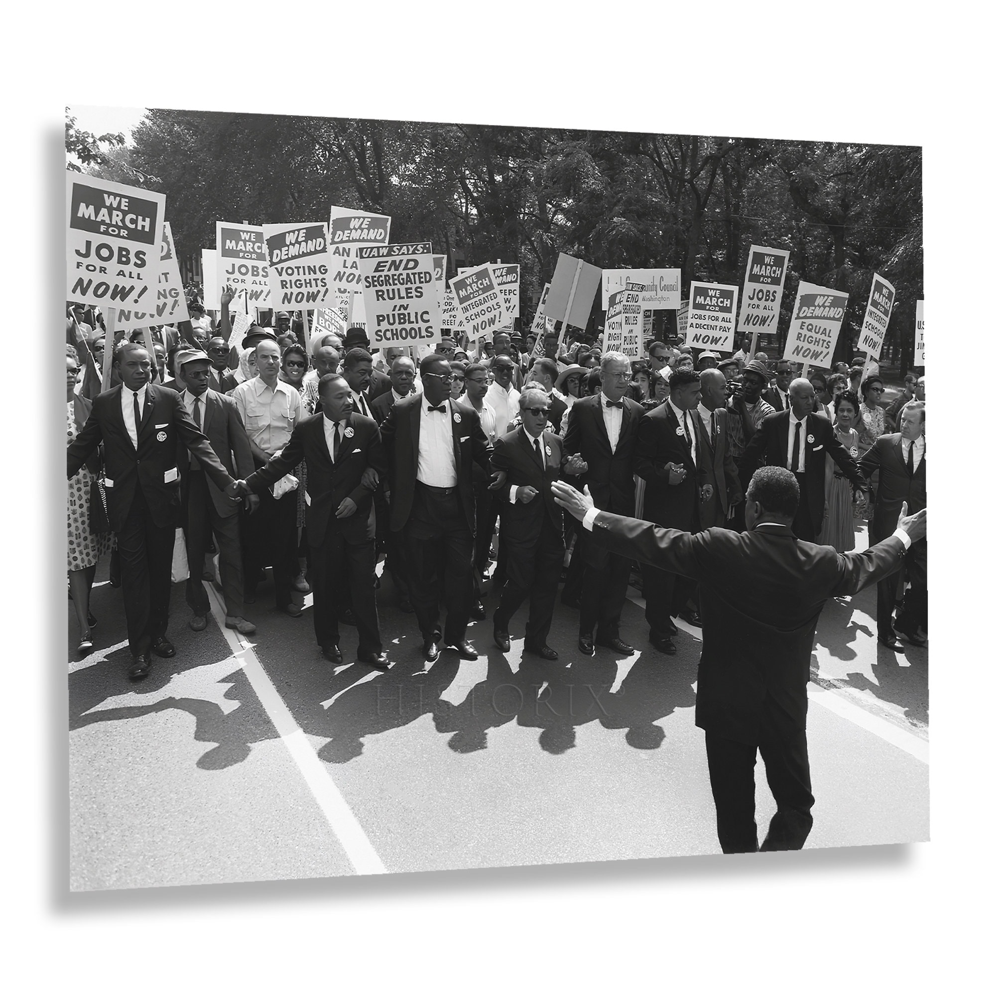 HISTORIX Vintage 1963 Civil Rights Leaders Photo Print the Head of the ...